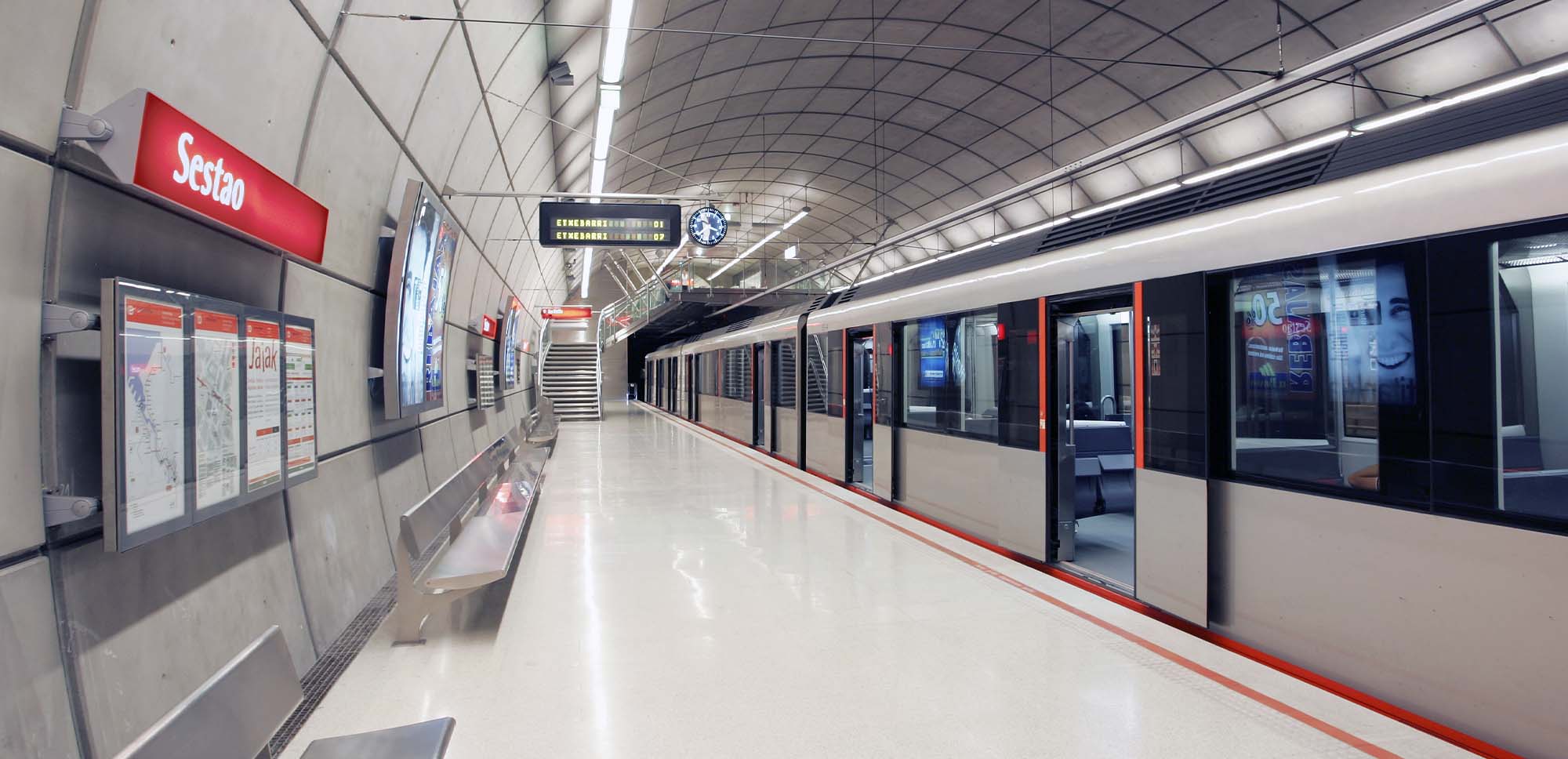 Metro Bilbao: Urbinaga - Sestao | ACCIONA | Business as unusual